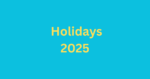 Central Government Holiday 2025 List